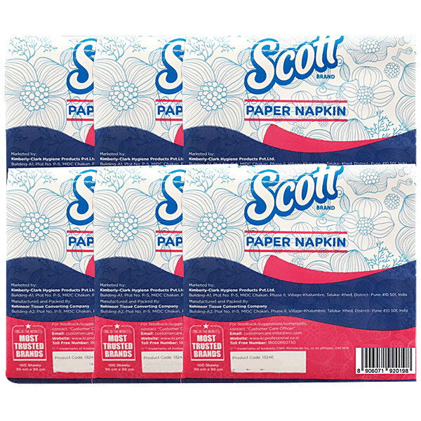 Buy Scott Paper Napkins - 2 Ply Online at Best Price of Rs 588 - bigbasket