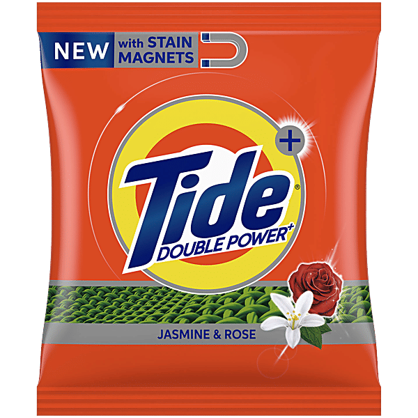 Buy Tide Double Power Detergent Washing Powder - Jasmine & Rose, Removes Tough Stains Online at ...