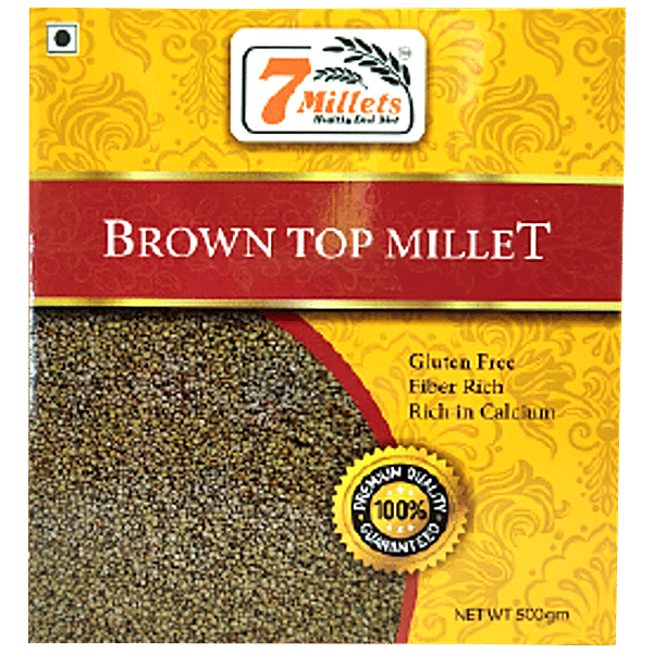 Buy 7Millets Brown Top Millet - Premium Quality, Raw, Unpolished ...
