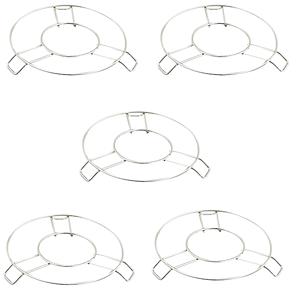 Buy TIARA Stainless Steel Table Ring Set - Sturdy, Round, For Hot Pots ...
