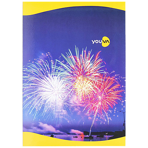 Buy Navneet Youva Notebook - Ruled, Single Line, Soft Bound, A4, 76 ...