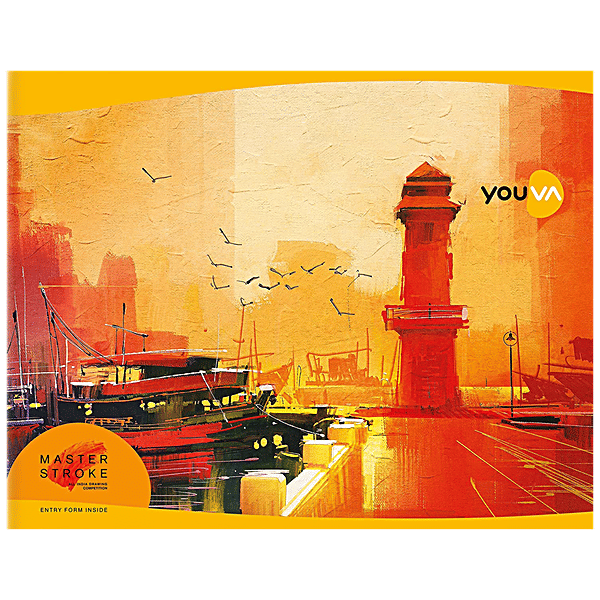 Buy Navneet Youva Drawing Notebook - Soft Bound, 275 mm x 347 mm, 56 ...