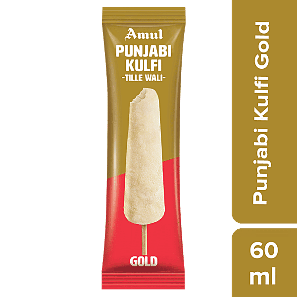 Buy Amul Punjabi Kulfi Tille Wali Gold - Rich & Creamy Flavour Online ...