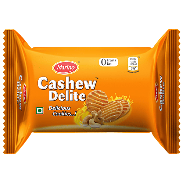 Buy Marino Cashew Delite Biscuits - With Real Nut Bits, Teatime Snack ...