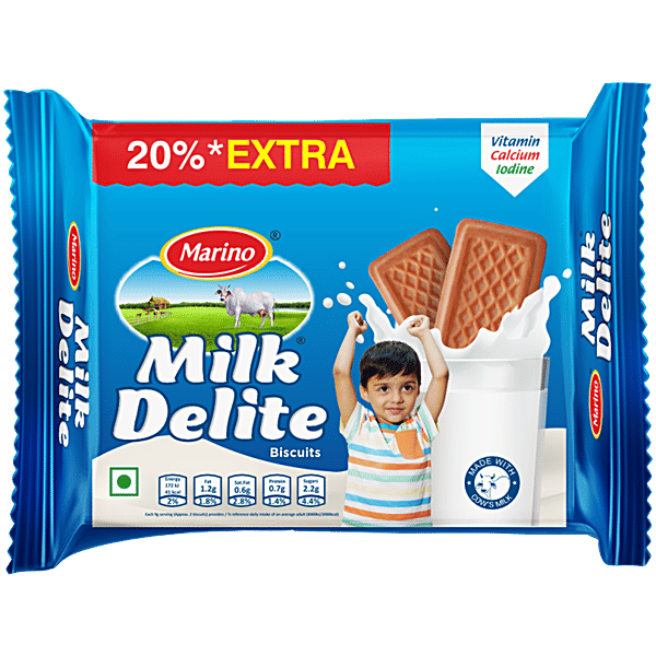 Buy Marino Milk Delite Biscuits - Enriched With Whole Milk, Teatime ...