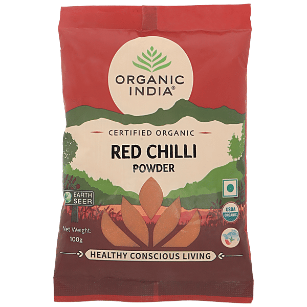 Buy Organic India Red Chilli Powder - Certified Organic Online at Best ...