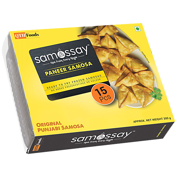 Buy SAMOSSAY Paneer Samosa - Ready To Fry, Frozen Snack, Gourmet ...