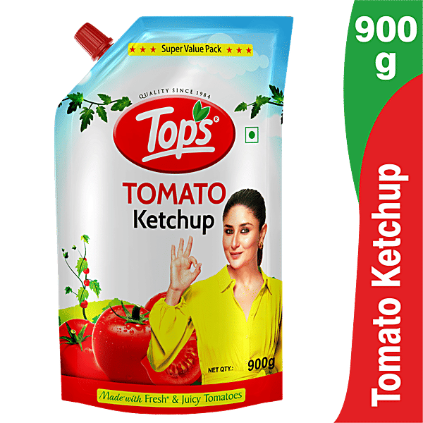 Buy Tops Tomato Ketchup - Rich Taste & Colour, Condiment For Snacks ...