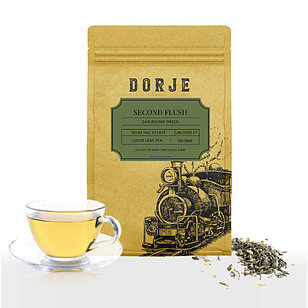 Buy Dorje Second Flush Darjeeling Green Tea - Mild Flavour, Rich In ...