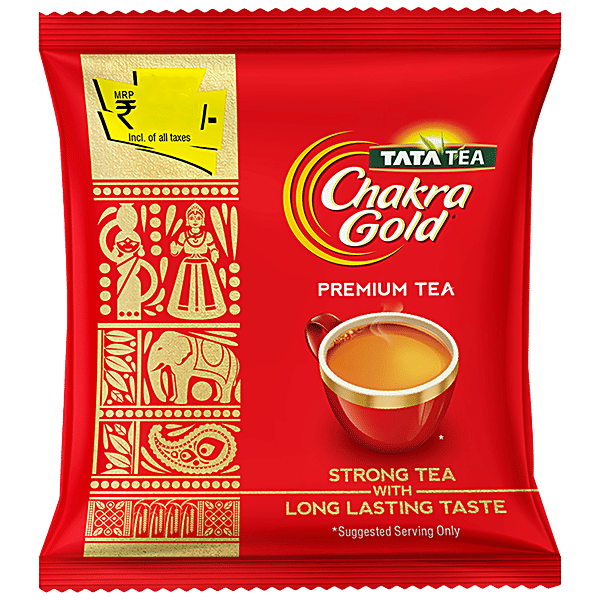 Buy Tata Tea Chakra Gold - Premium Dust Tea, Strong Flavour, Long ...