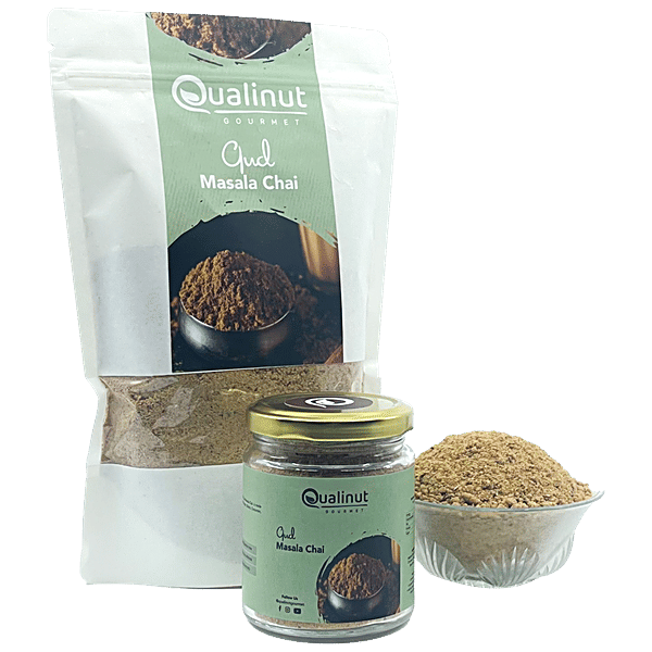 Buy Qualinut Gourmet Gud Masala Chai - Lower Glycemic Index, Rich In ...