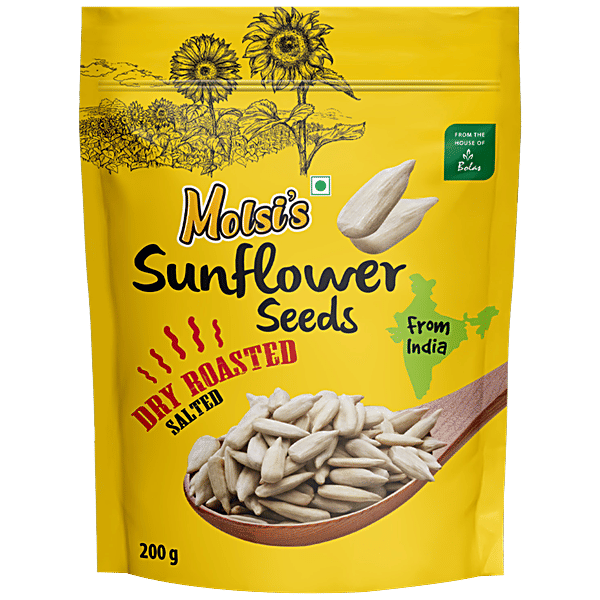 Buy Molsi's Sunflower Seeds - Dry, Salted & Roasted, Rich In Vitamins ...