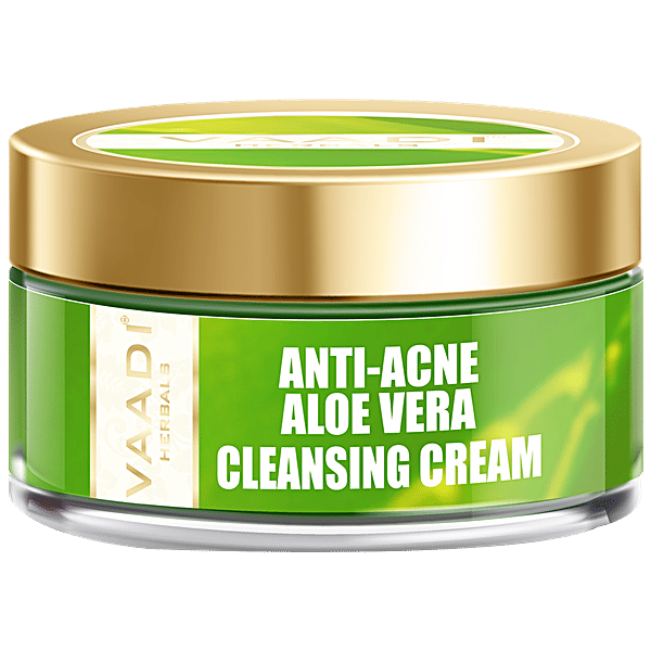 Buy Vaadi Anti-Acne Aloe Vera Cleansing Cream - Provides Smooth Texture ...