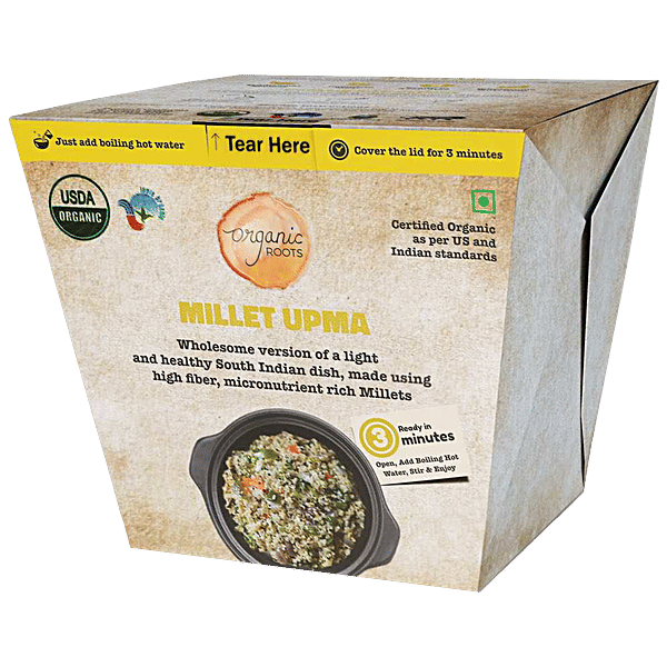 Buy Organic Roots Millet Upma Instant Mix - Light & Healthy Online at ...