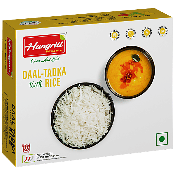 Buy HUNGRILL Daal Tadka With Rice - Made With Fresh Ingredients, Open ...