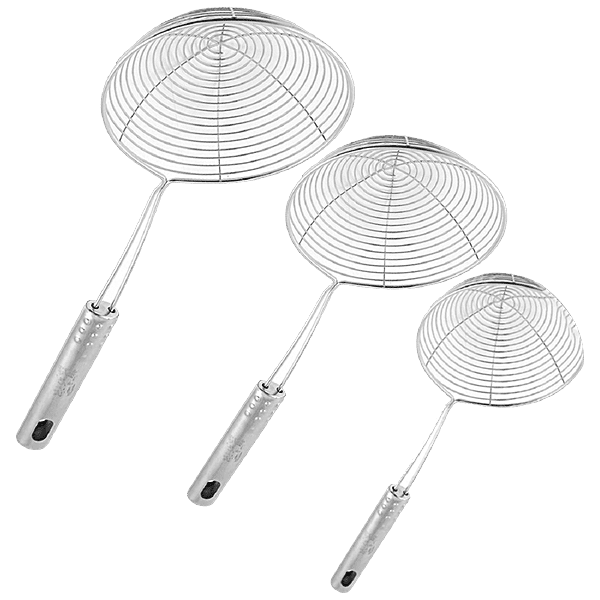 Buy Kuber Industries Stainless Steel Puri Strainer Set - Code-STJ22 ...