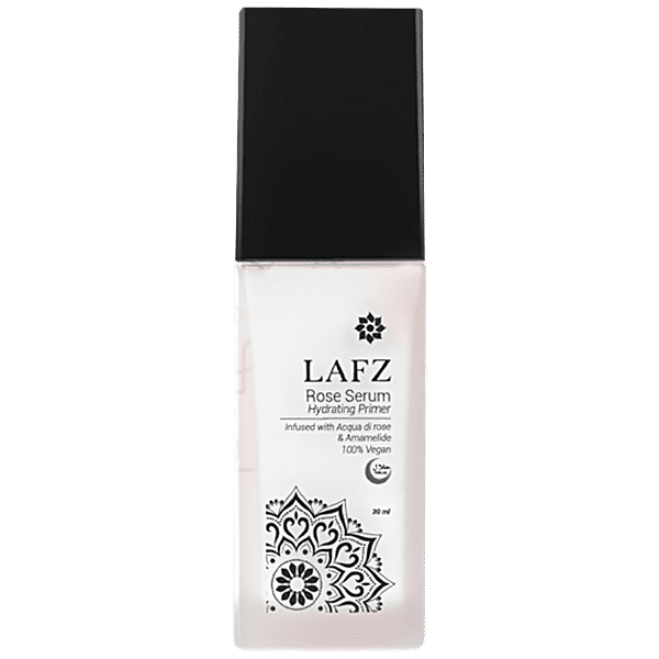 Buy LAFZ Rose Serum Hydrating Primer - With Hyaluronic Acid, Smoothens ...