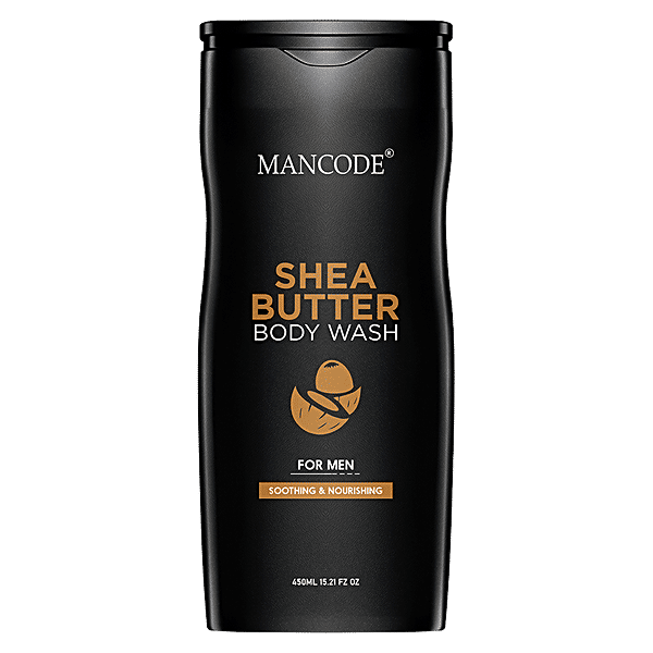 Buy Mancode Shea Butter Body Wash - Soothing & Nourishing, Deep Conditioning, For Men Online at ...