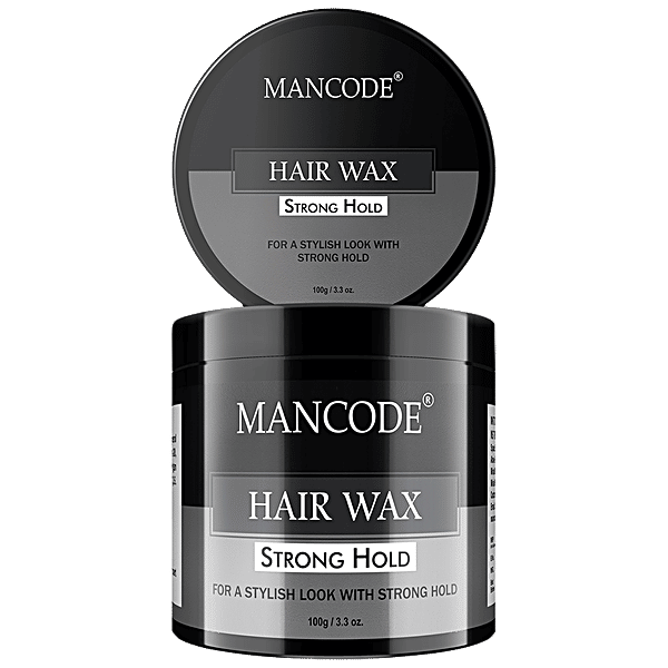 Buy Mancode Strong Hold Hair Wax - Intense Nourishment, Non-Sticky Formula, For Long-Lasting ...