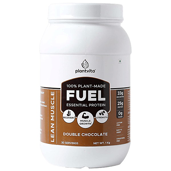 Buy PlantVita Fuel Protein Powder - 100% Plant-Made, For Muscle Growth ...