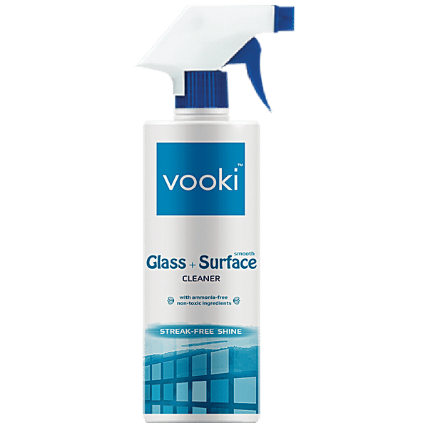 Buy Vooki Glass & Surface Cleaner - Non Toxic Ingredients, Removes ...