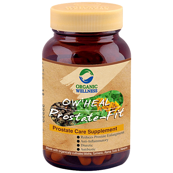 Buy Organic Wellness Ow' Heal Prostate-Fit Capsules - Antibiotic ...