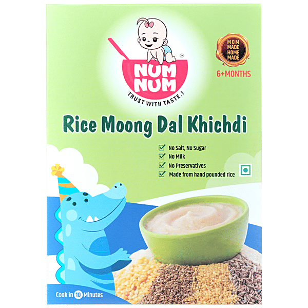Buy Num Num Rice Moong Dal Khichdi - Provides Energy, For Babies Above ...