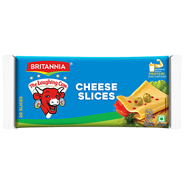 Buy Britannia The Laughing Cow Cheese Slices Online at Best Price of Rs ...