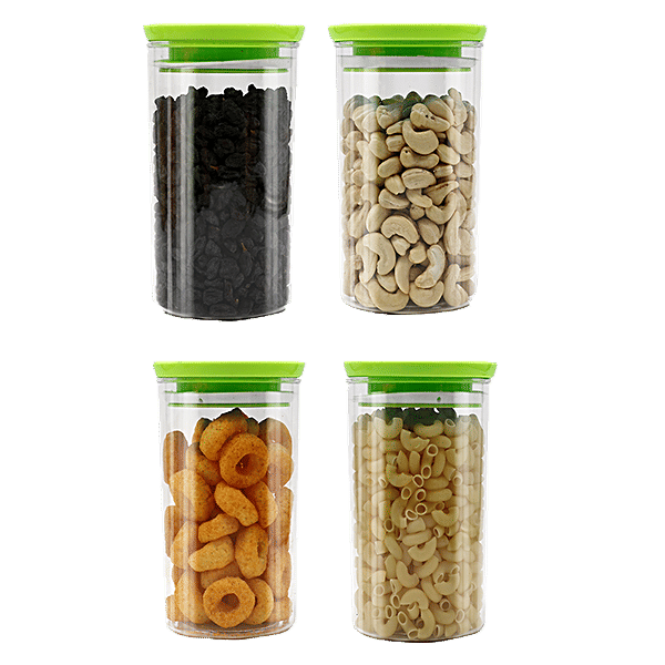 Buy Floraware Airtight Stackable Plastic Storage Containers - Keeps ...