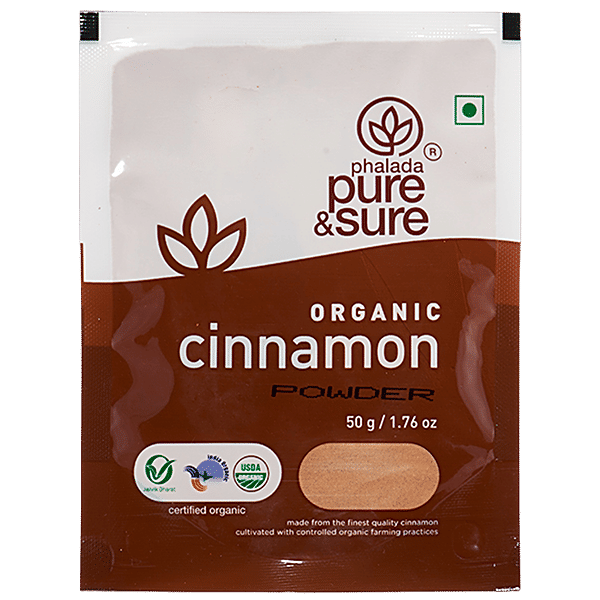 Buy Phalada Pure & Sure Organic Cinnamon Powder - Warm Fragrance, Spicy ...
