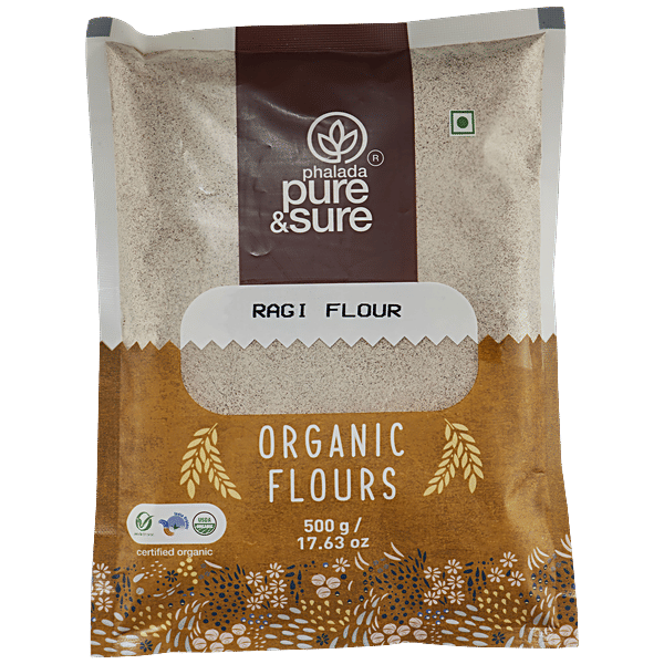 Buy Phalada Pure & Sure Organic Ragi Flour - High In Protein, Dietary ...