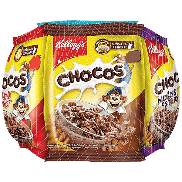 Buy Kelloggs Chocos - Variety Pack, With Protein & Fibre Online at Best ...