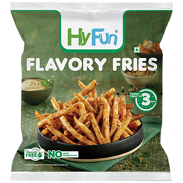 Buy HyFun Flavory Fries - Rich In Protein & Fibre, Crispy, No ...