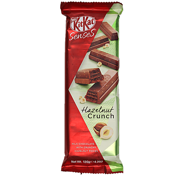 Buy NESTLE KITKAT Senses - Hazelnut Crunch Milk Chocolate Bar, Rich ...