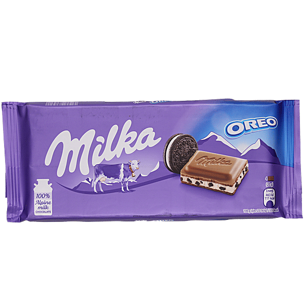 Buy Milka Oreo Milk Chocolate Bar - Rich Flavour, Superior Taste Online ...
