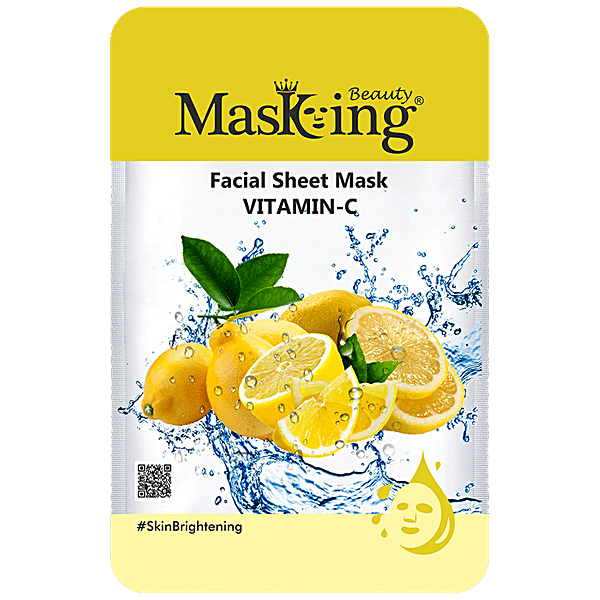 Buy MasKing Facial Sheet Mask For Beauty & Skin Brightening - Vitamin C ...