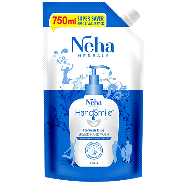 Buy Neha Herbals Liquid Handwash - Refresh Blue Online at Best Price of ...