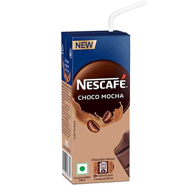 Buy Nescafe Choco Mocha Cold Coffee - Flavoured Milk, Ready To Drink ...