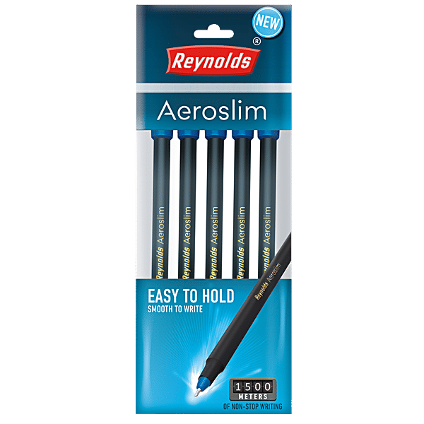 Buy Reynolds Aeroslim Ball Pen Set - Blue Online at Best Price of Rs 25 ...