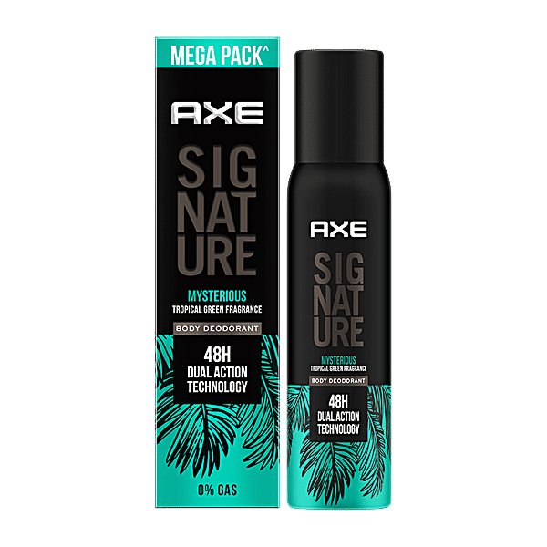 Buy Axe Signature Body Deodorant Spray - Mysterious, Long Lasting, No ...