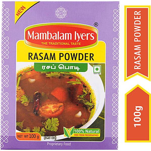 Buy Mambalam Iyers Rasam Powder - Enhances Flavour Online at Best Price ...