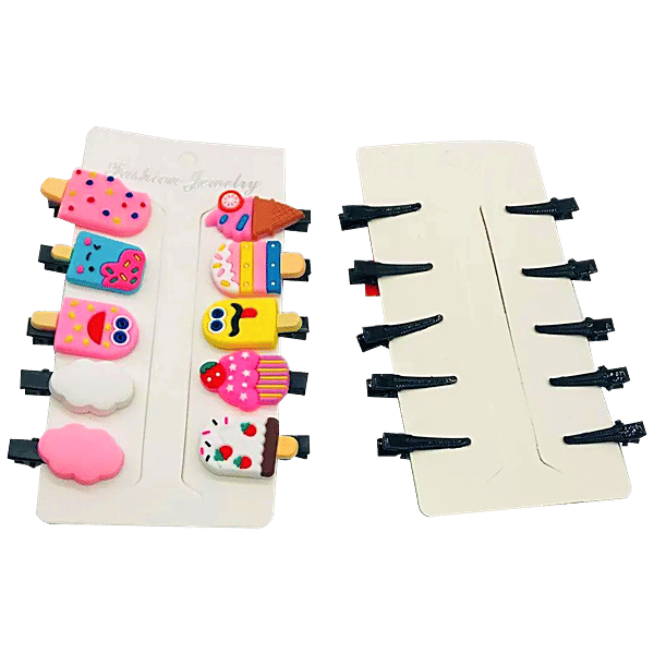 Buy CS Clips Mix Designs Girlish For Kids - Assorted Online at Best ...