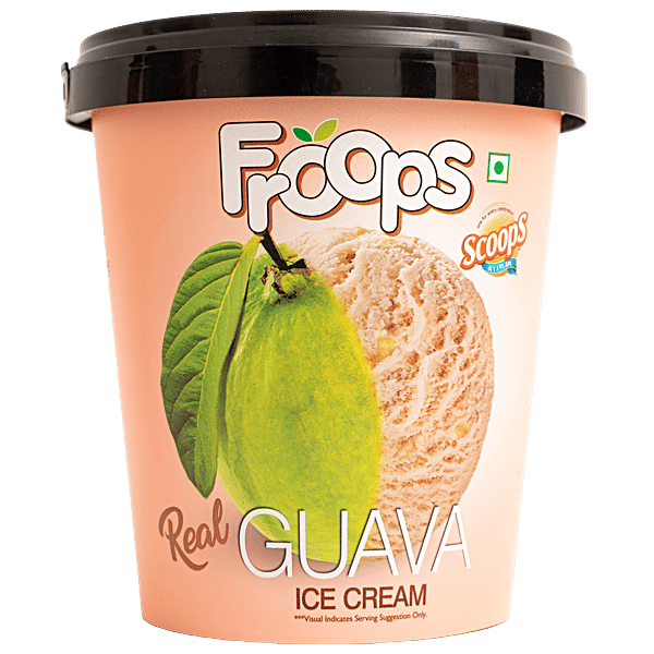 Buy Froops Real Guava Ice Cream - Rich, Creamy & Fresh, Frozen Dessert ...