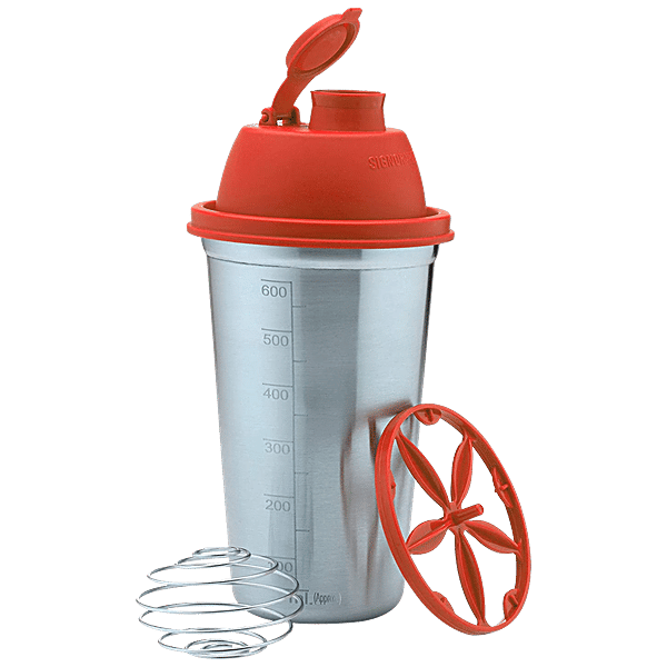 Buy Signoraware Shake n Shake Steel Sports Shaker with Blending Ball ...