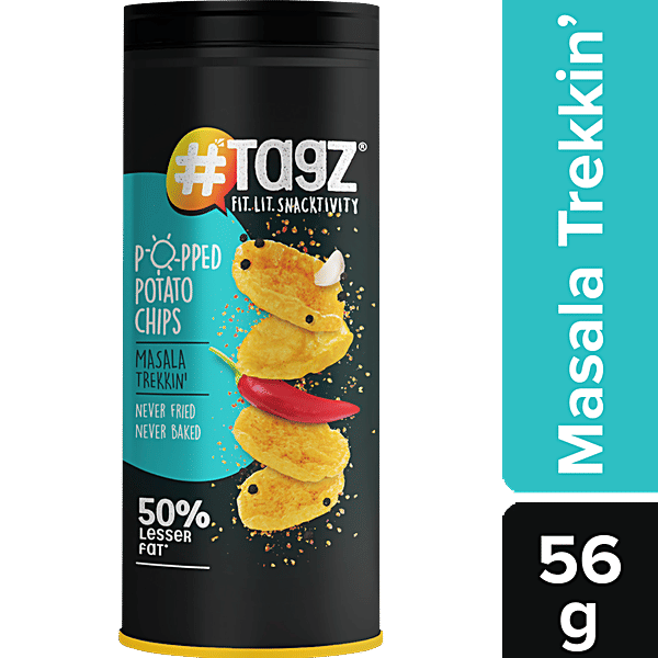 Buy tagz Popped Potato Chips - Masala Trekkin Online at Best Price of ...