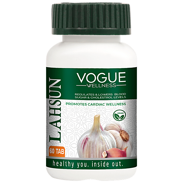 Buy Vogue Wellness Lahsun Tablet - Promotes Healthy Heart, Regulates ...