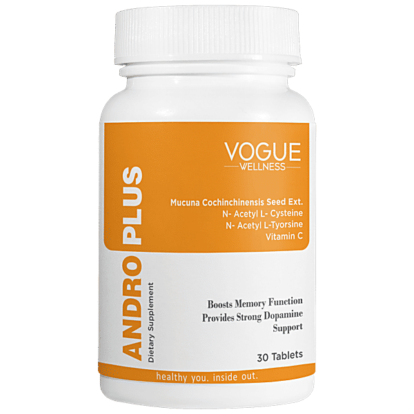 Buy Vogue Wellness Andro Plus Dietary Supplement Tablet - Boosts Memory ...