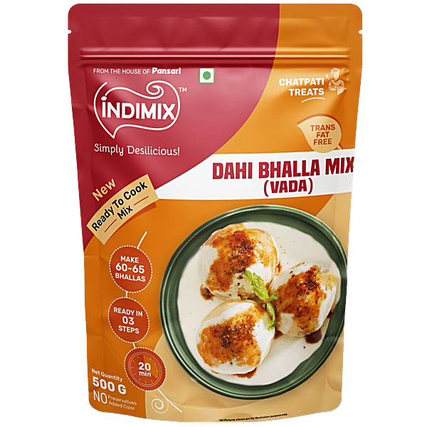 Buy Indimix Dahi Bhalla Mix - Ready To Cook Online at Best Price of Rs ...