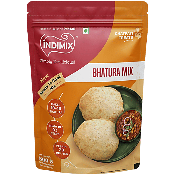 Buy INDIMIX Bhatura Mix - Ready To Cook Online at Best Price of Rs 78 ...
