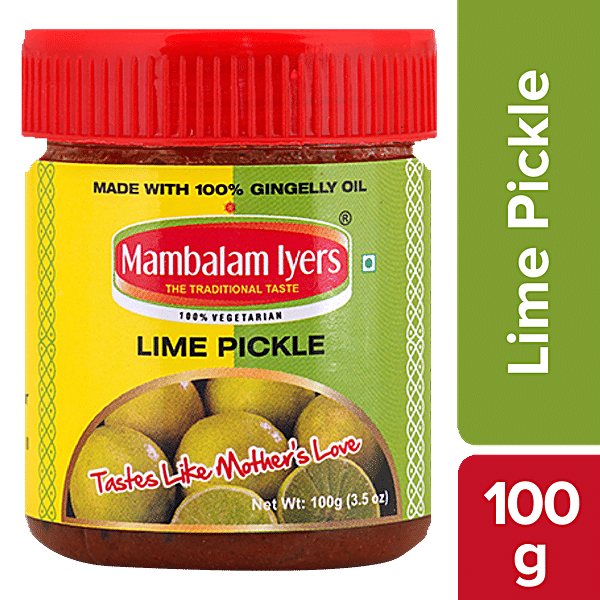 Buy Mambalam Iyers Lime Pickle - Made With Gingelly Oil, Tangy & Spicy Online at Best Price of ...
